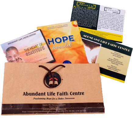 Hope Package and Hope Herald - Proclaiming Hope For a Better Tomorrow